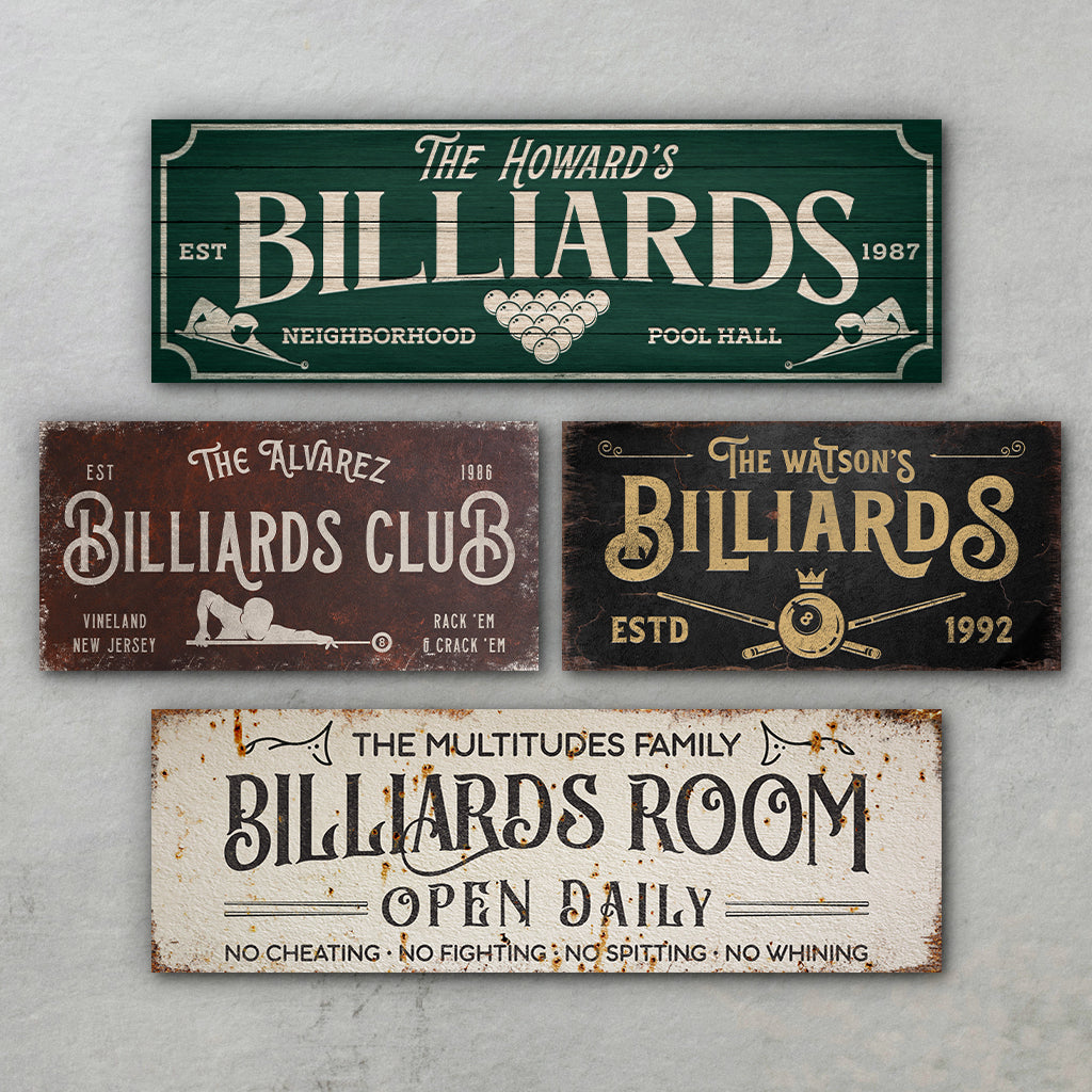 Billiards Sign – Clik Elite